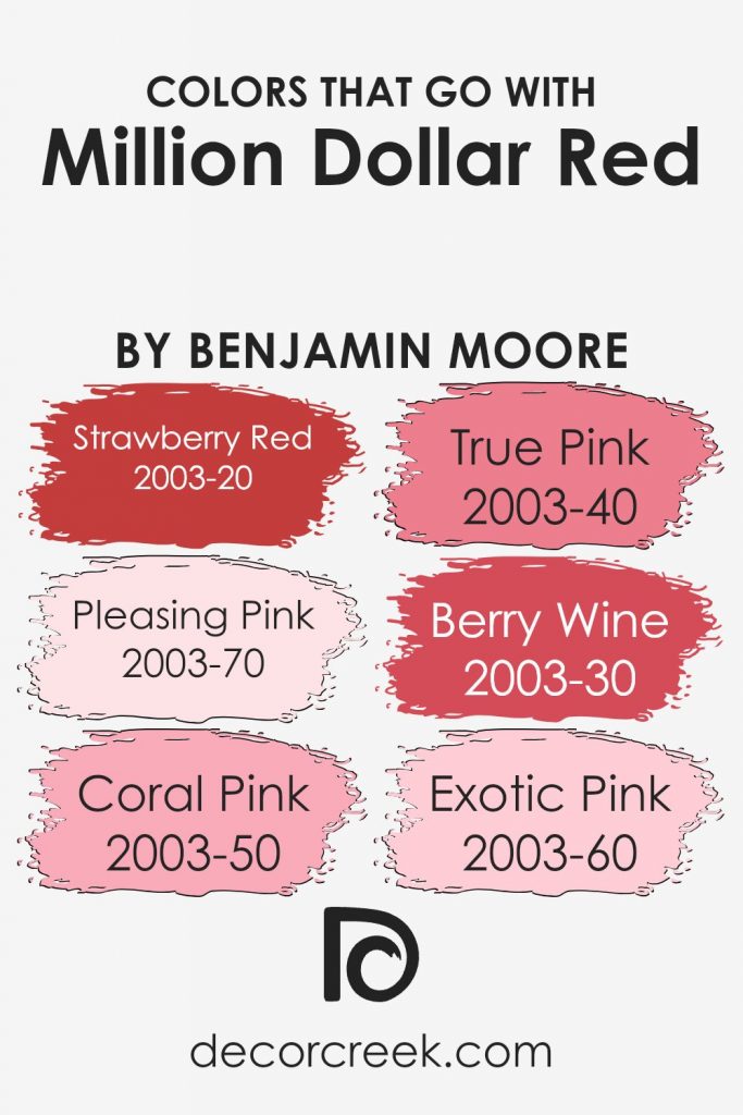 Million Dollar Red 2003-10 Paint Color by Benjamin Moore - DecorCreek
