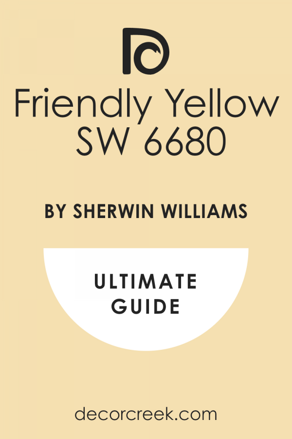 Friendly Yellow SW 6680 Paint Color by Sherwin Williams - DecorCreek