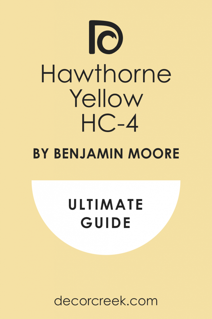 Hawthorne Yellow HC-4 Paint Color by Benjamin Moore - DecorCreek