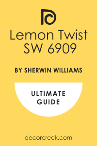 Lemon Twist SW 6909 Paint Color by Sherwin Williams - DecorCreek