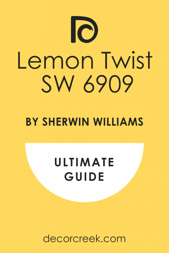 Lemon Twist SW 6909 Paint Color by Sherwin Williams - DecorCreek
