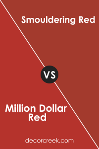 Million Dollar Red 2003-10 Paint Color by Benjamin Moore - DecorCreek