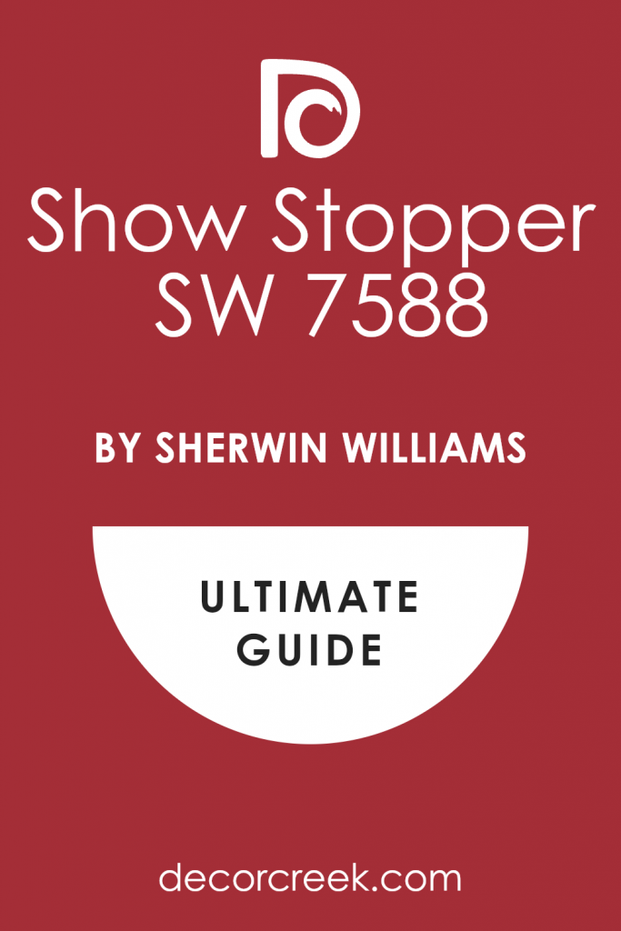 Show Stopper SW 7588 Paint Color by Sherwin Williams - DecorCreek