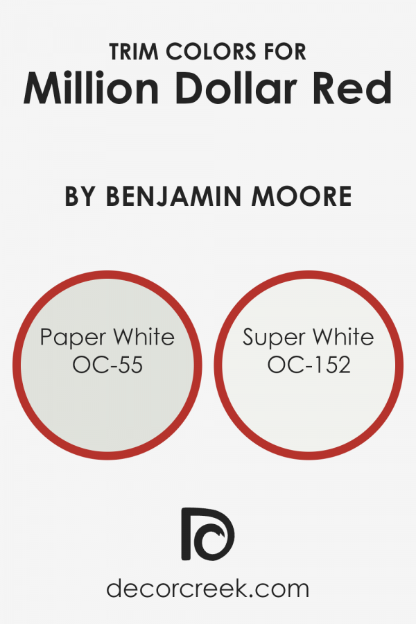 Million Dollar Red 2003-10 Paint Color by Benjamin Moore - DecorCreek