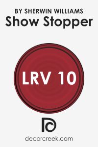 Show Stopper SW 7588 Paint Color by Sherwin Williams - DecorCreek