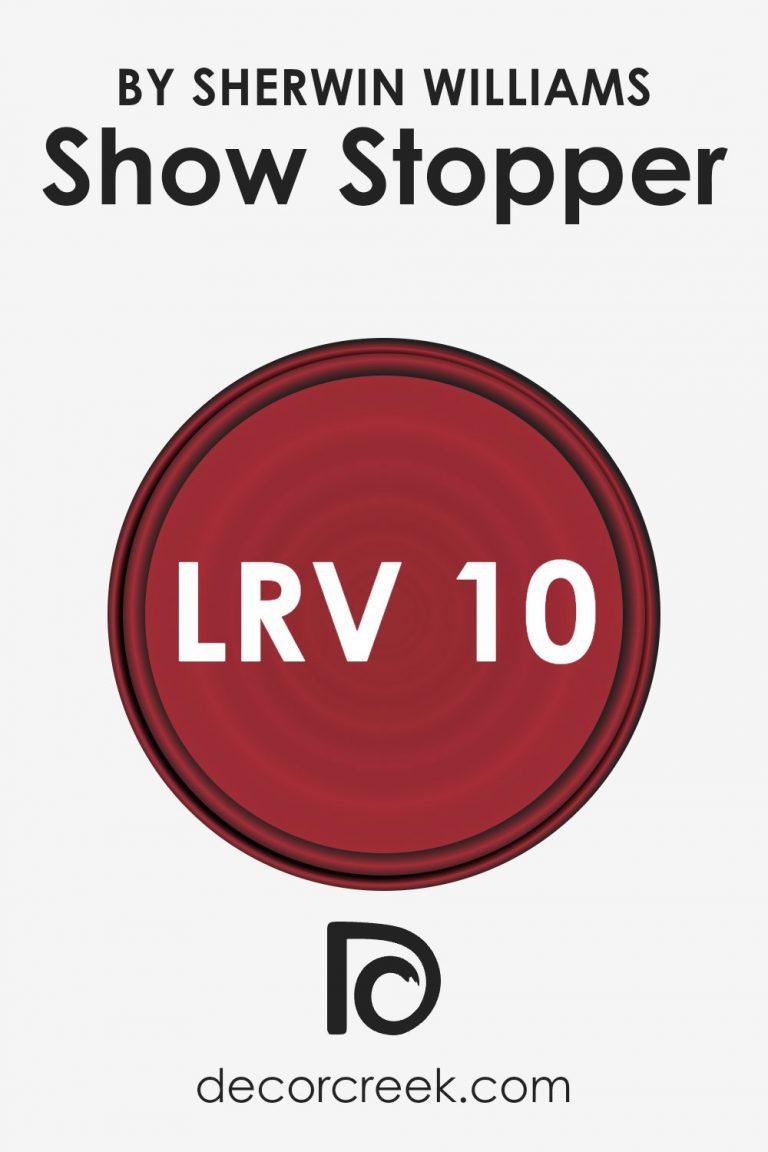 Show Stopper SW 7588 Paint Color by Sherwin Williams - DecorCreek