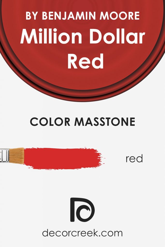 Million Dollar Red 2003-10 Paint Color by Benjamin Moore - DecorCreek
