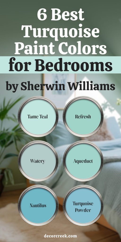 12 Best Turquoise Paint Colors for the Bedroom - DecorCreek