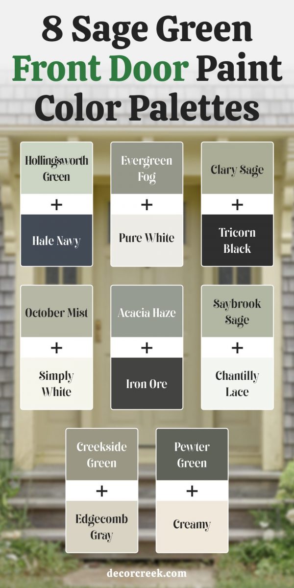 18 Best Sage Green Color Palettes for the Whole House - DecorCreek