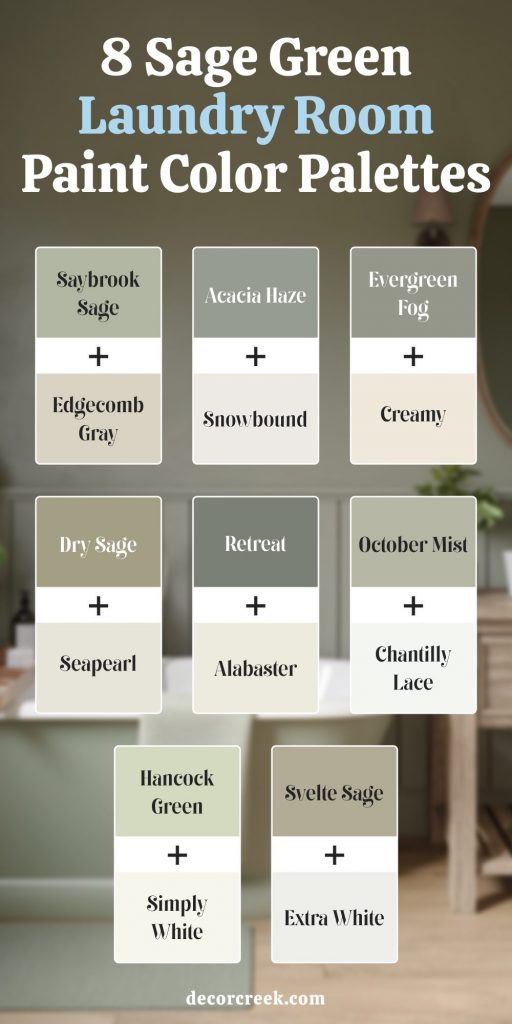 18 Best Sage Green Color Palettes for the Whole House - DecorCreek