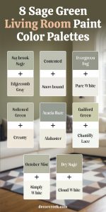 18 Best Sage Green Color Palettes for the Whole House - DecorCreek
