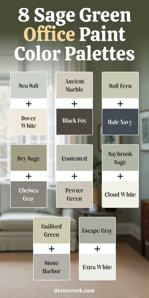18 Best Sage Green Color Palettes for the Whole House - DecorCreek