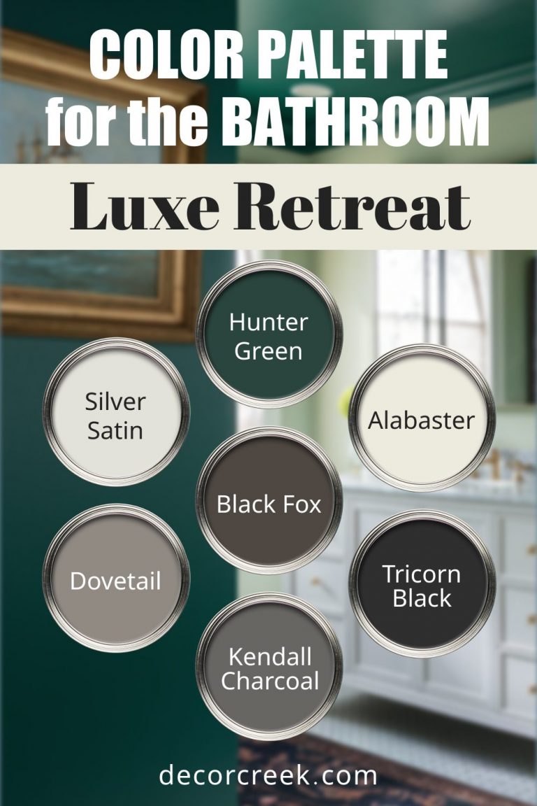 14 Best Paint Color Palettes for the Bathroom - DecorCreek