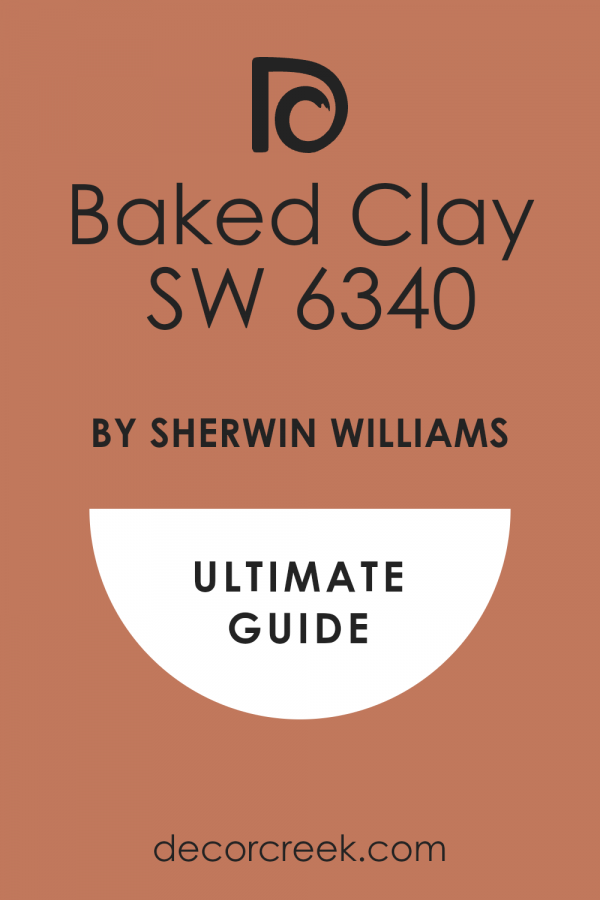 Baked Clay SW 6340 Paint Color by Sherwin Williams - DecorCreek