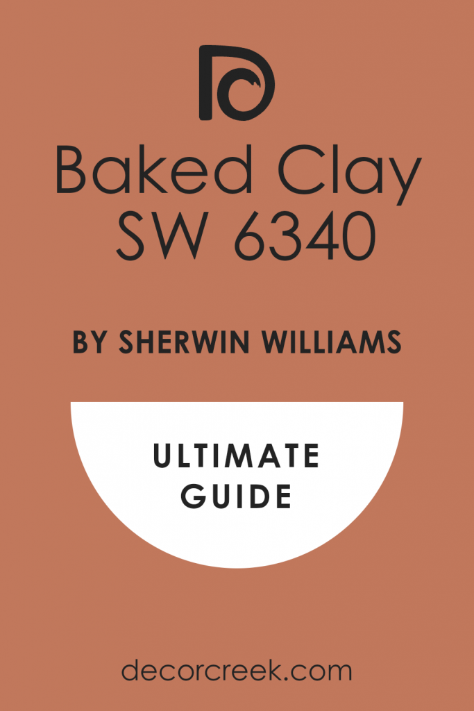 Baked Clay SW 6340 Paint Color by Sherwin Williams - DecorCreek
