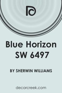 Blue Horizon SW 6497 Paint Color by Sherwin Williams - DecorCreek