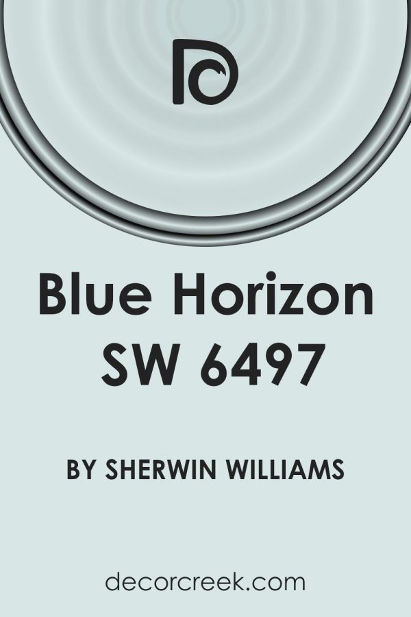 Blue Horizon SW 6497 Paint Color by Sherwin Williams - DecorCreek