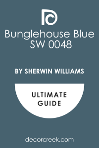 Bunglehouse Blue SW 0048 Paint Color by Sherwin Williams - DecorCreek