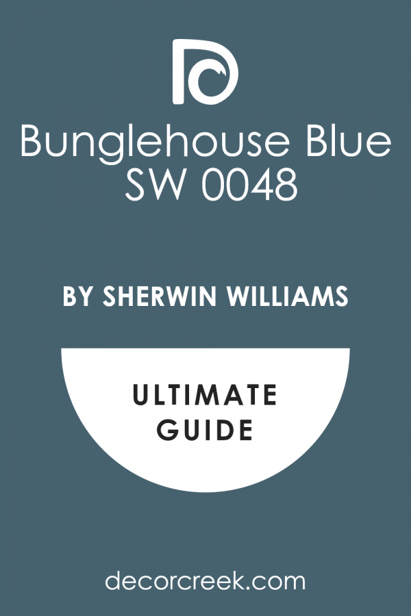 Bunglehouse Blue SW 0048 Paint Color by Sherwin Williams - DecorCreek