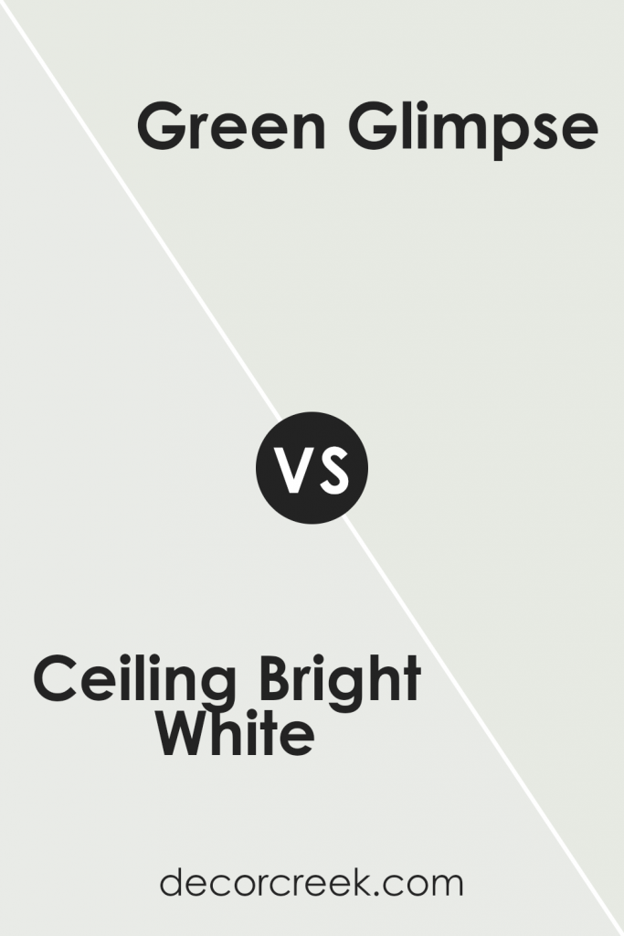 Ceiling Bright White SW 7007 Paint Color by Sherwin Williams - DecorCreek