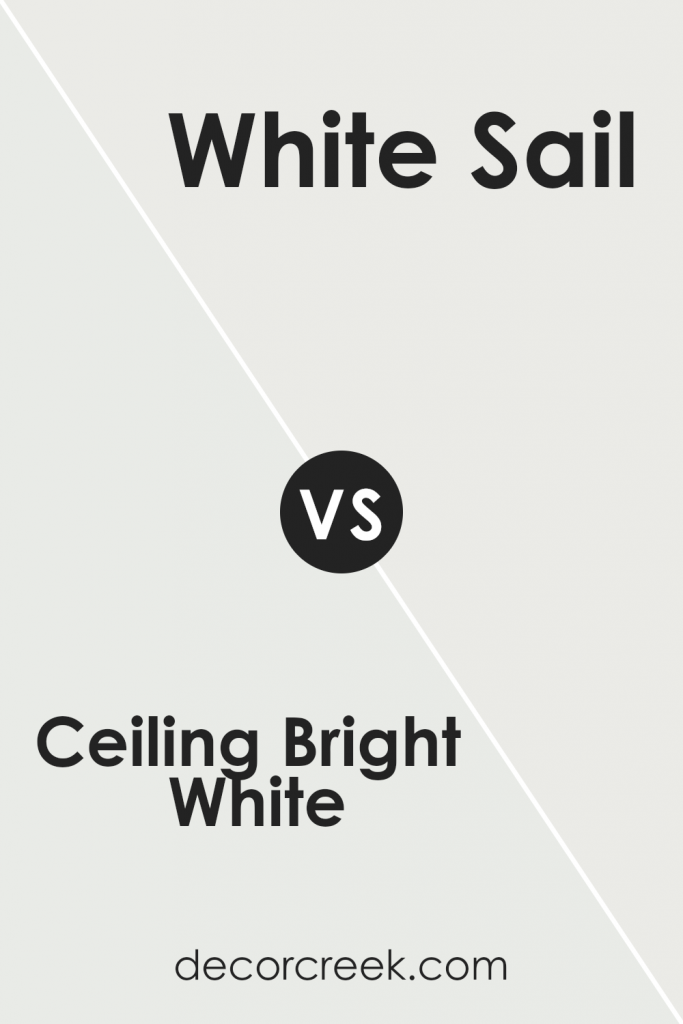 Ceiling Bright White SW 7007 Paint Color by Sherwin Williams - DecorCreek