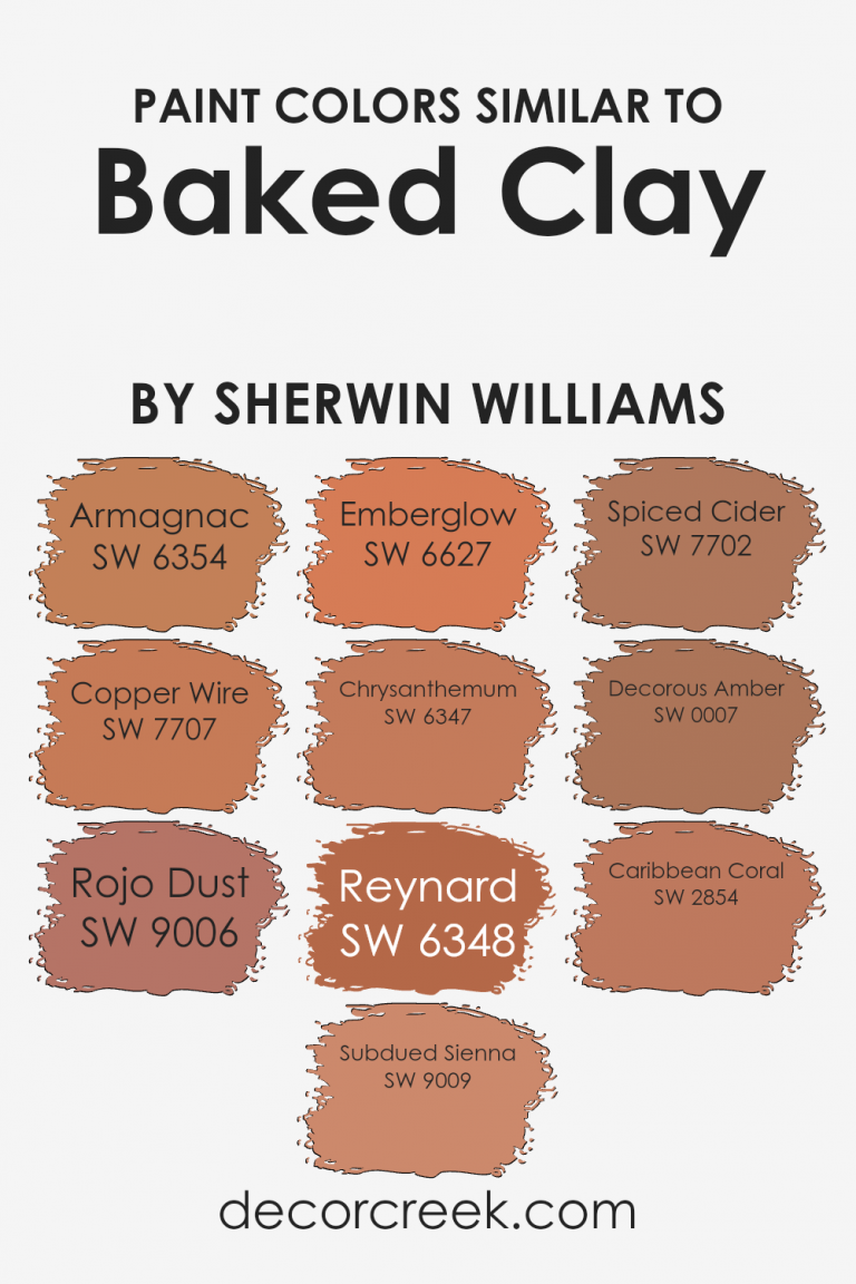 Baked Clay SW 6340 Paint Color by Sherwin Williams - DecorCreek