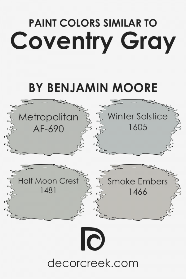 Coventry Gray HC-169 Paint Color by Benjamin Moore - DecorCreek
