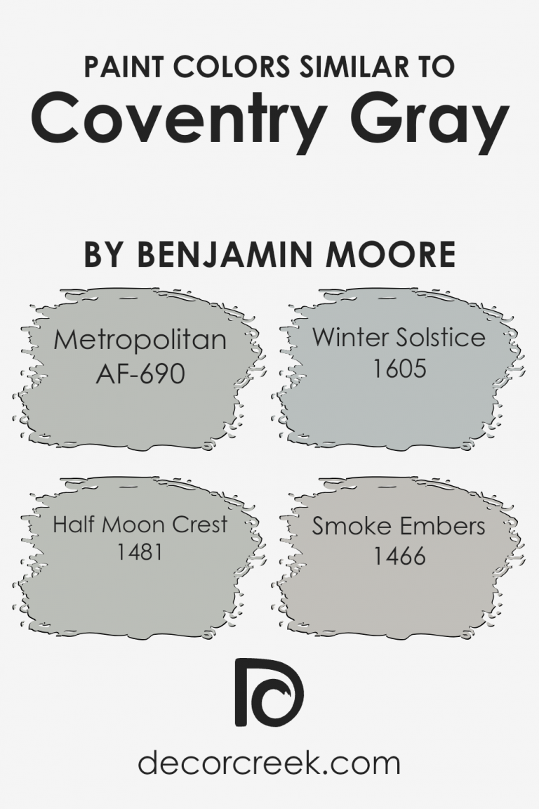 Coventry Gray HC-169 Paint Color by Benjamin Moore - DecorCreek