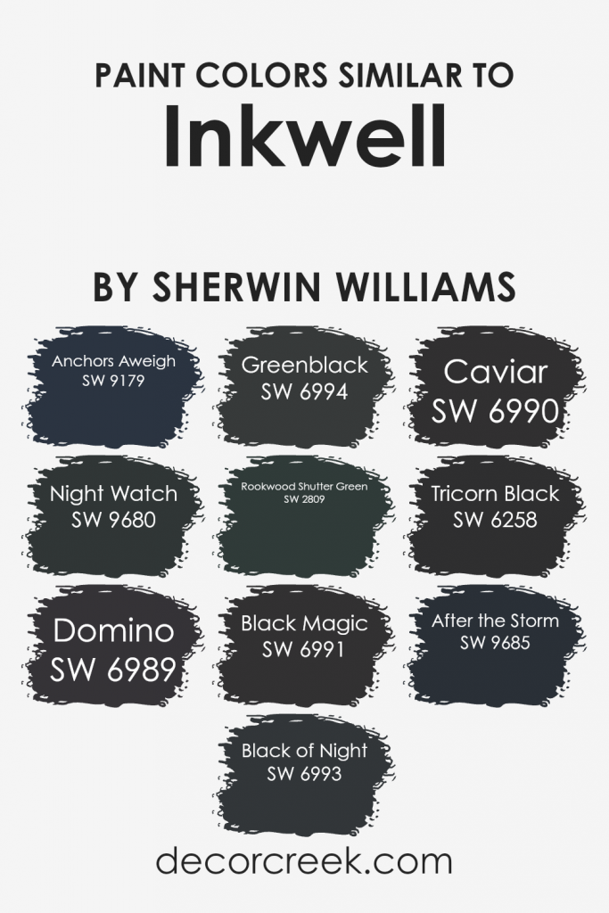 Inkwell SW 6992 Paint Color by Sherwin Williams - DecorCreek