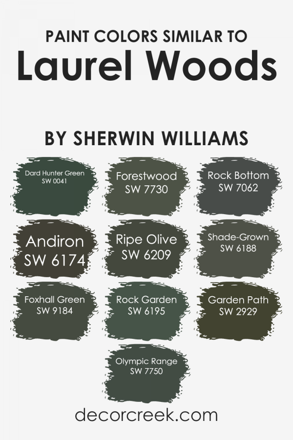 Laurel Woods SW 7749 Paint Color by Sherwin Williams - DecorCreek