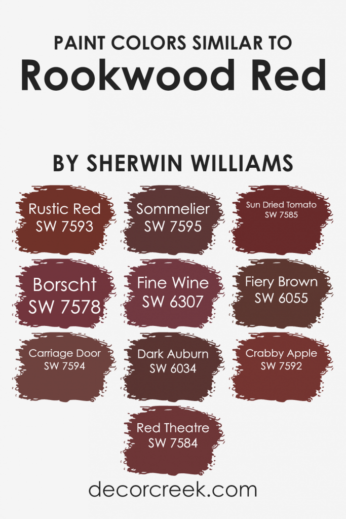 Rookwood Red SW 2802 Paint Color by Sherwin Williams - DecorCreek