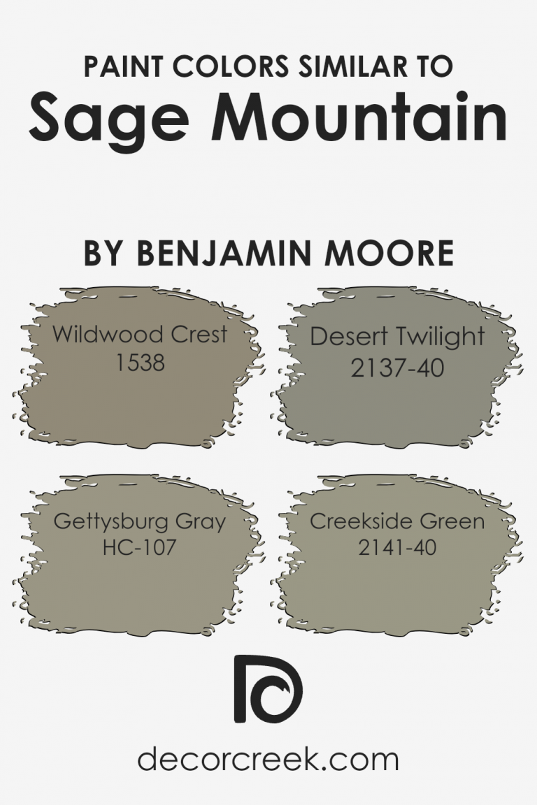Sage Mountain 1488 Paint Color by Benjamin Moore - DecorCreek