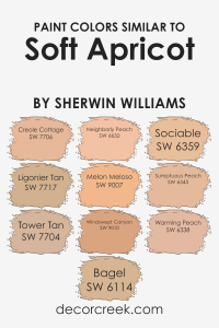 Soft Apricot SW 6352 Paint Color by Sherwin Williams - DecorCreek