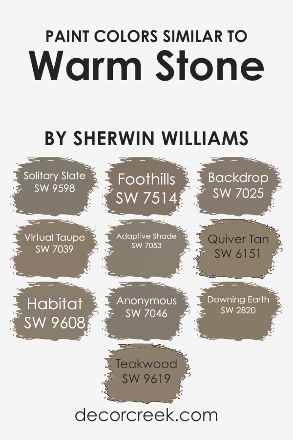 Warm Stone SW 7032 Paint Color by Sherwin Williams - DecorCreek