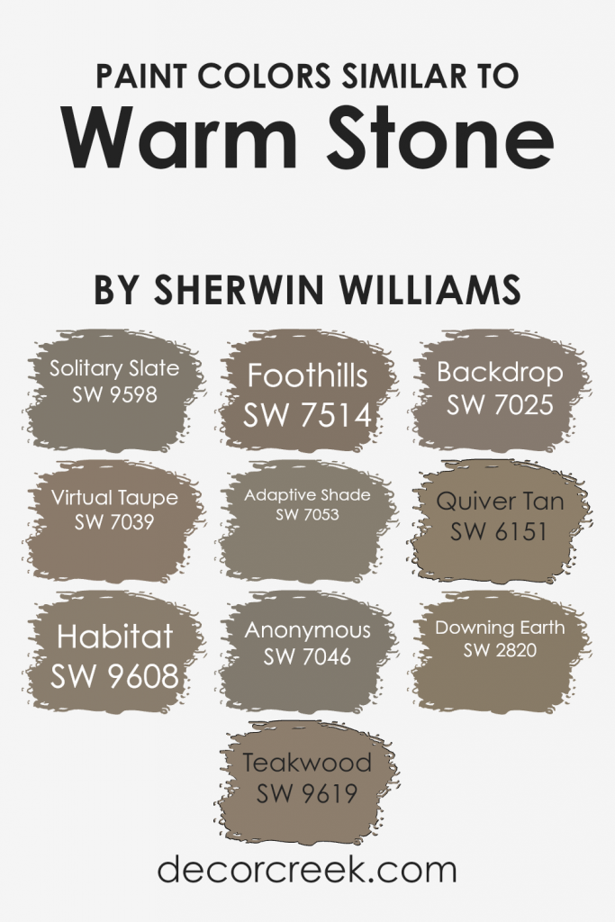 Warm Stone SW 7032 Paint Color by Sherwin Williams - DecorCreek