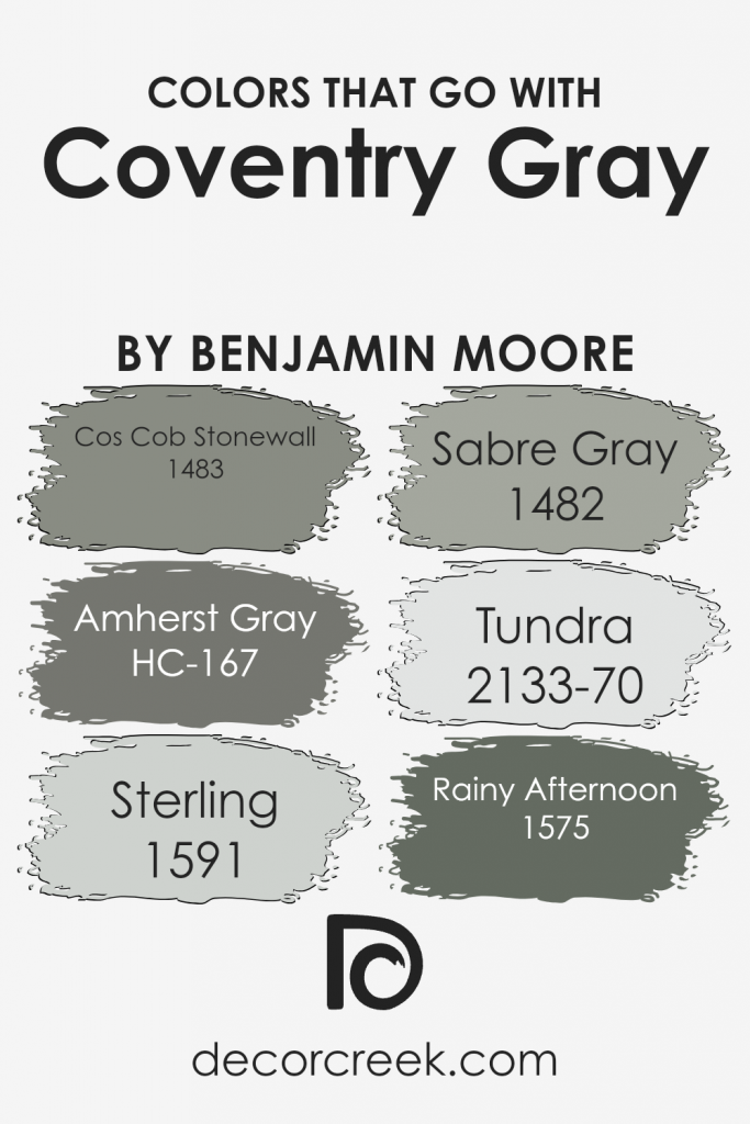 Coventry Gray HC-169 Paint Color by Benjamin Moore - DecorCreek