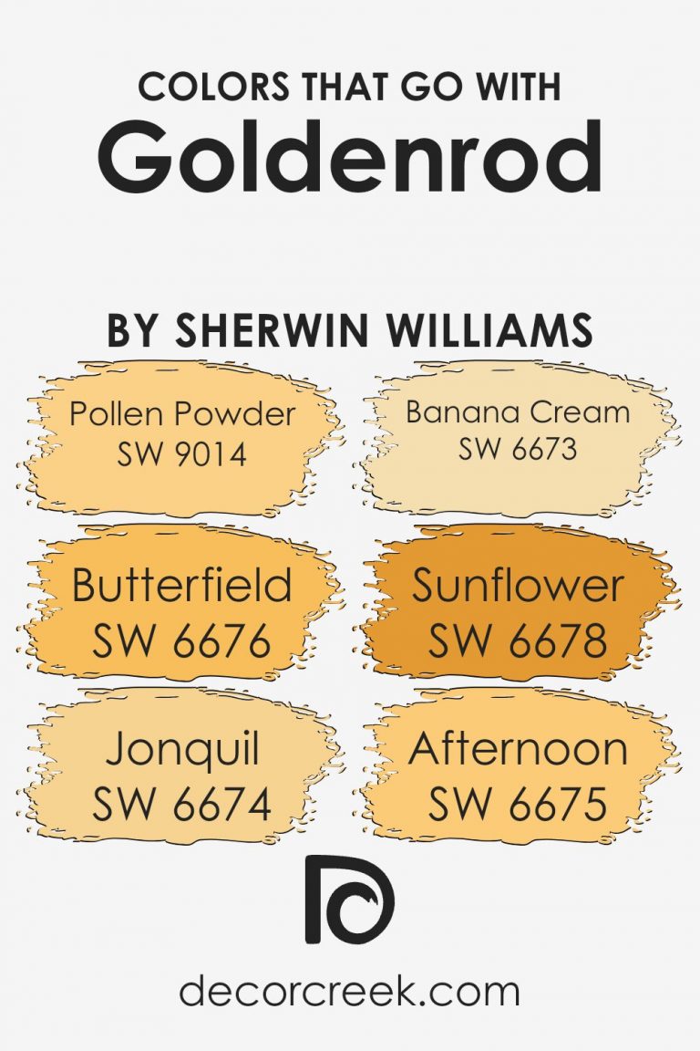 Goldenrod SW 6677 Paint Color by Sherwin Williams - DecorCreek