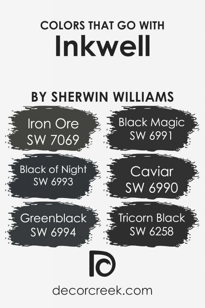 Inkwell SW 6992 Paint Color by Sherwin Williams - DecorCreek