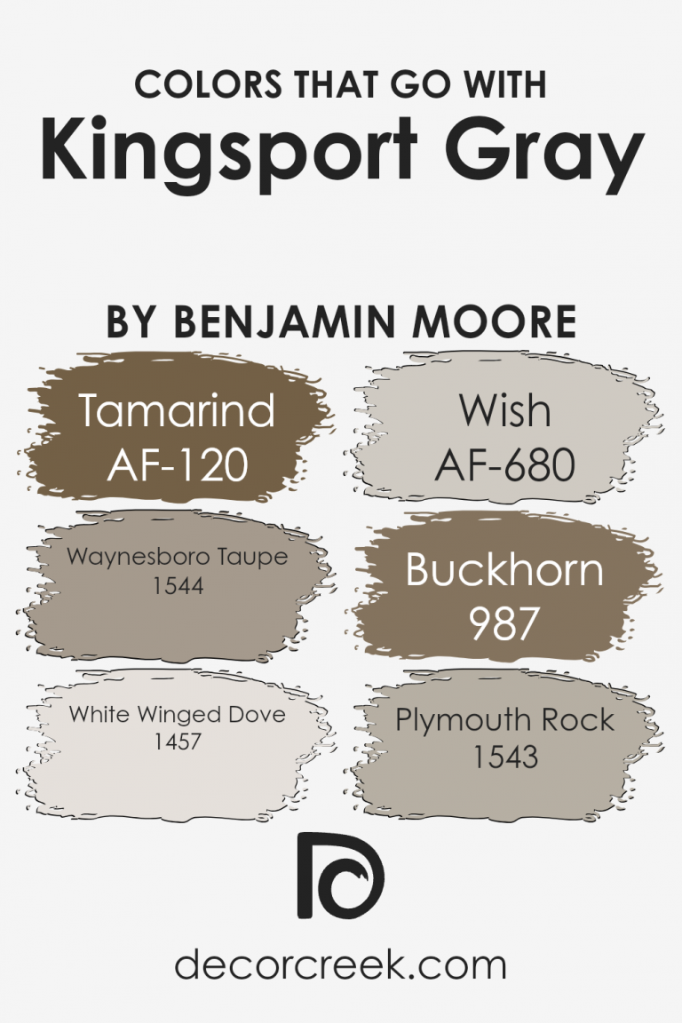 Kingsport Gray HC-86 Paint Color by Benjamin Moore - DecorCreek