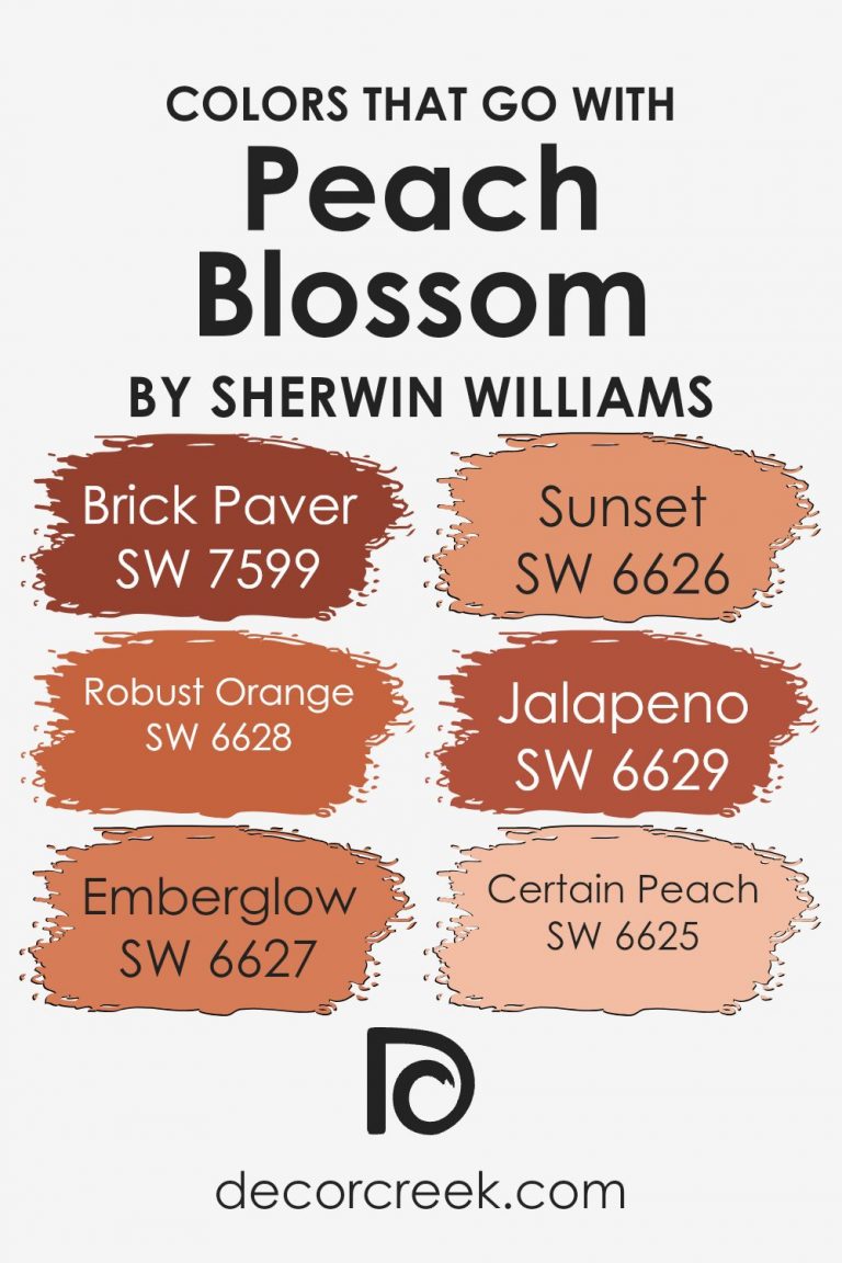 Peach Blossom SW 6624 Paint Color by Sherwin Williams - DecorCreek