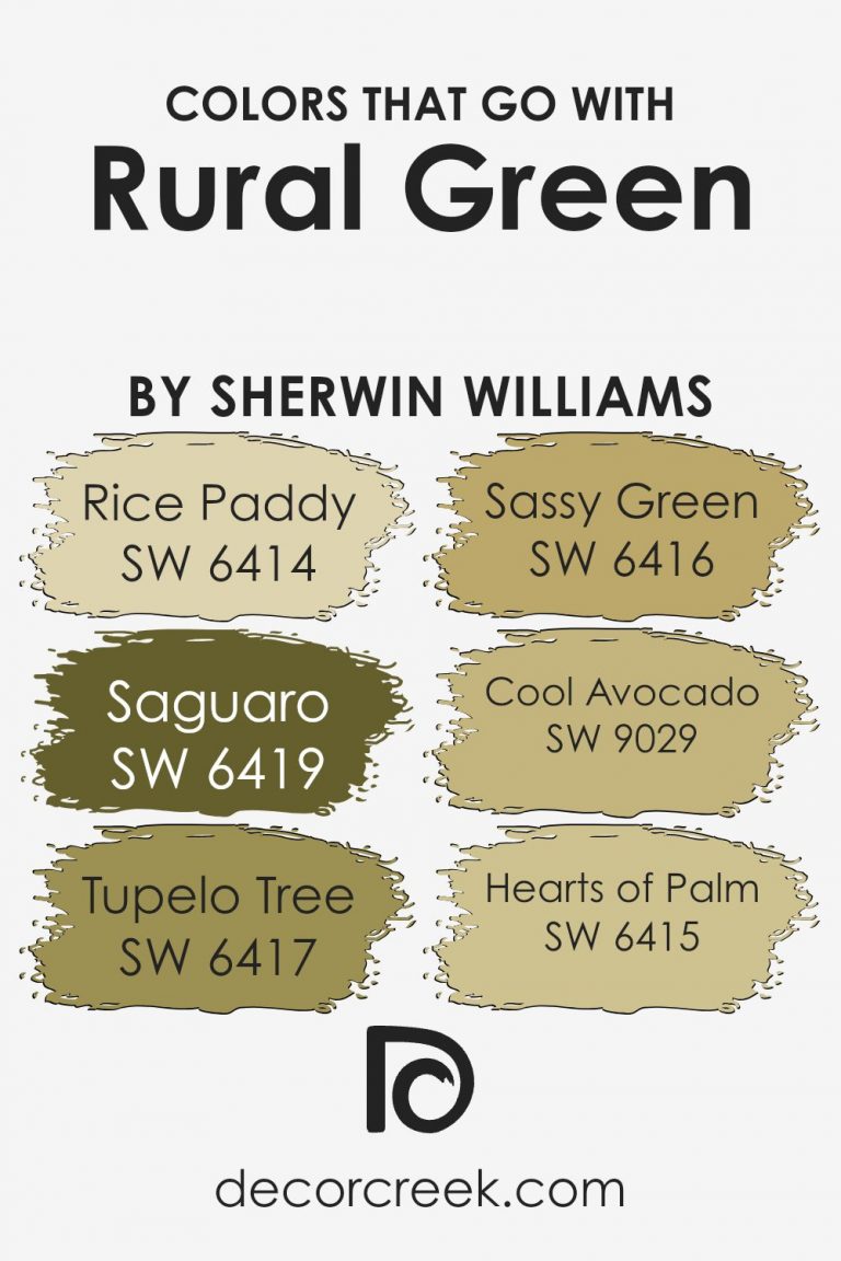 Rural Green SW 6418 Paint Color by Sherwin Williams - DecorCreek