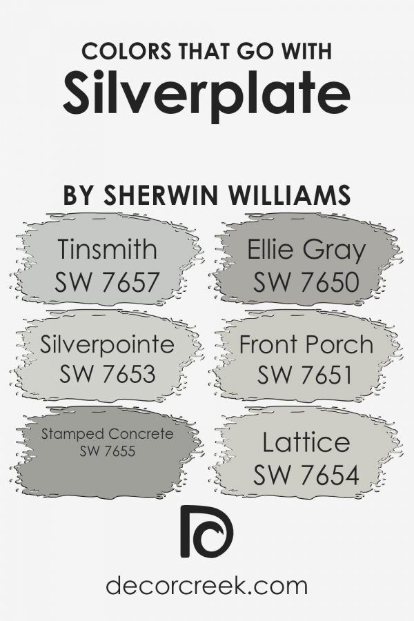 Silverplate SW 7649 Paint Color by Sherwin Williams - DecorCreek