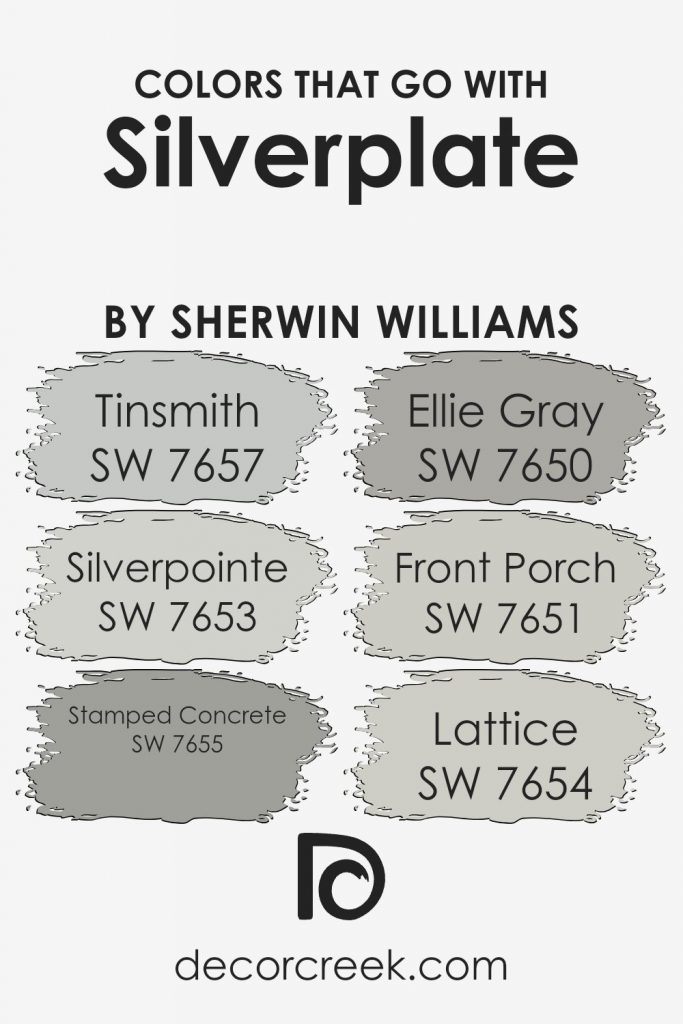 Silverplate SW 7649 Paint Color by Sherwin Williams - DecorCreek