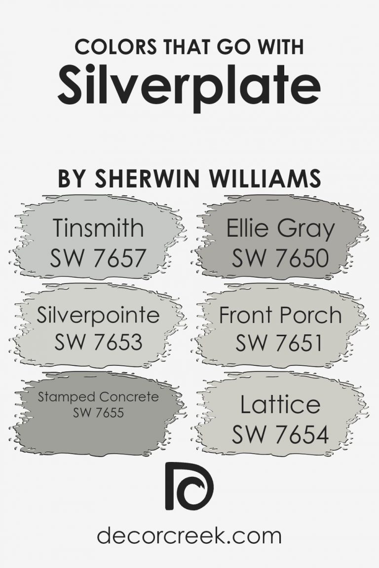 Silverplate SW 7649 Paint Color by Sherwin Williams - DecorCreek