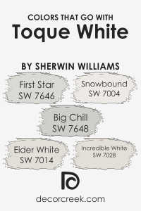 Toque White SW 7003 Paint Color by Sherwin Williams - DecorCreek
