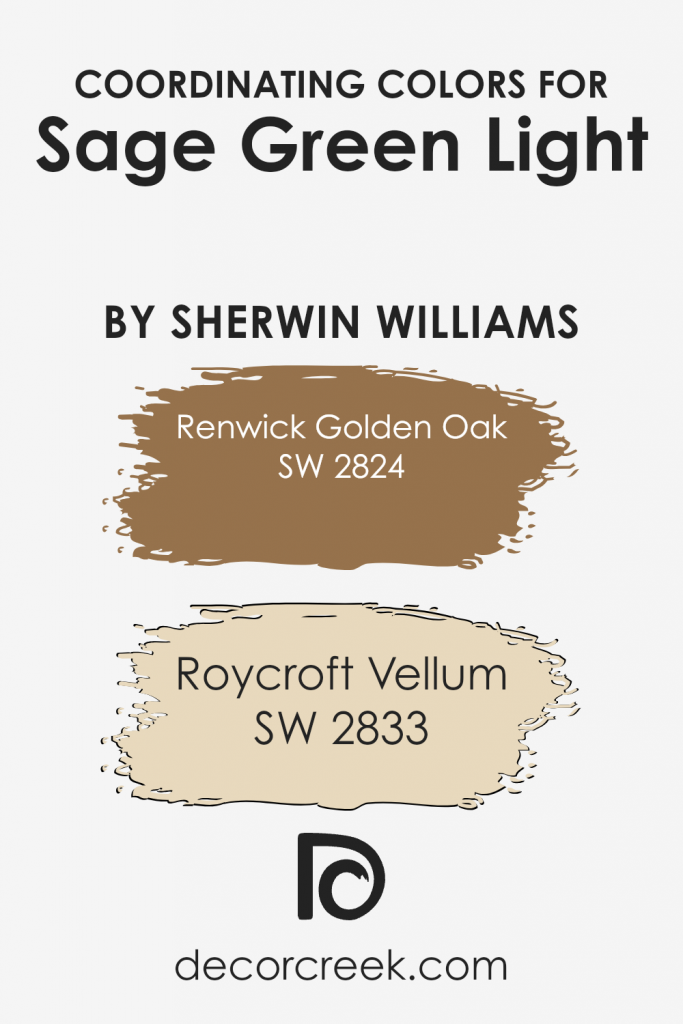 Sage Green Light SW 2851 Paint Color by Sherwin Williams - DecorCreek