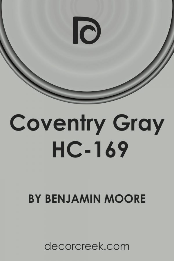 Coventry Gray HC-169 Paint Color by Benjamin Moore - DecorCreek