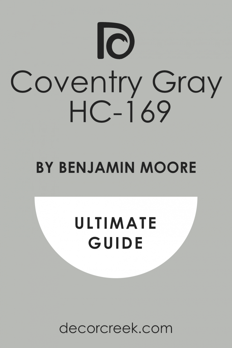 Coventry Gray HC-169 Paint Color by Benjamin Moore - DecorCreek