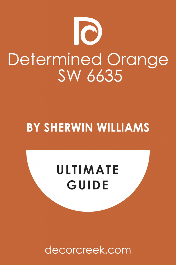 Determined Orange SW 6635 Paint Color by Sherwin Williams - DecorCreek