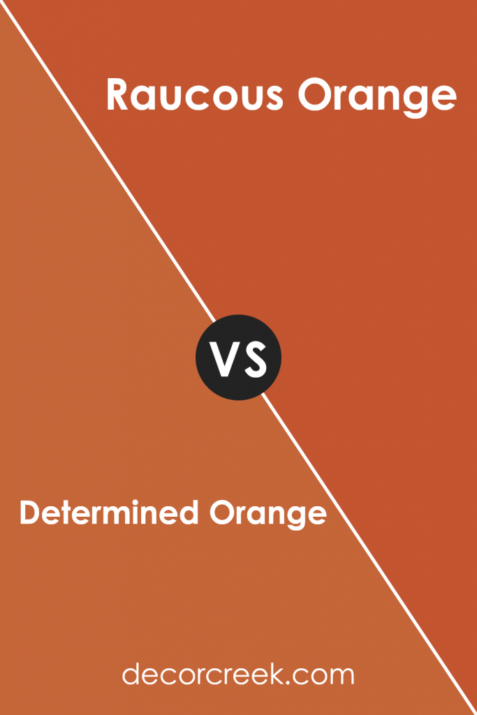 Determined Orange SW 6635 Paint Color by Sherwin Williams - DecorCreek
